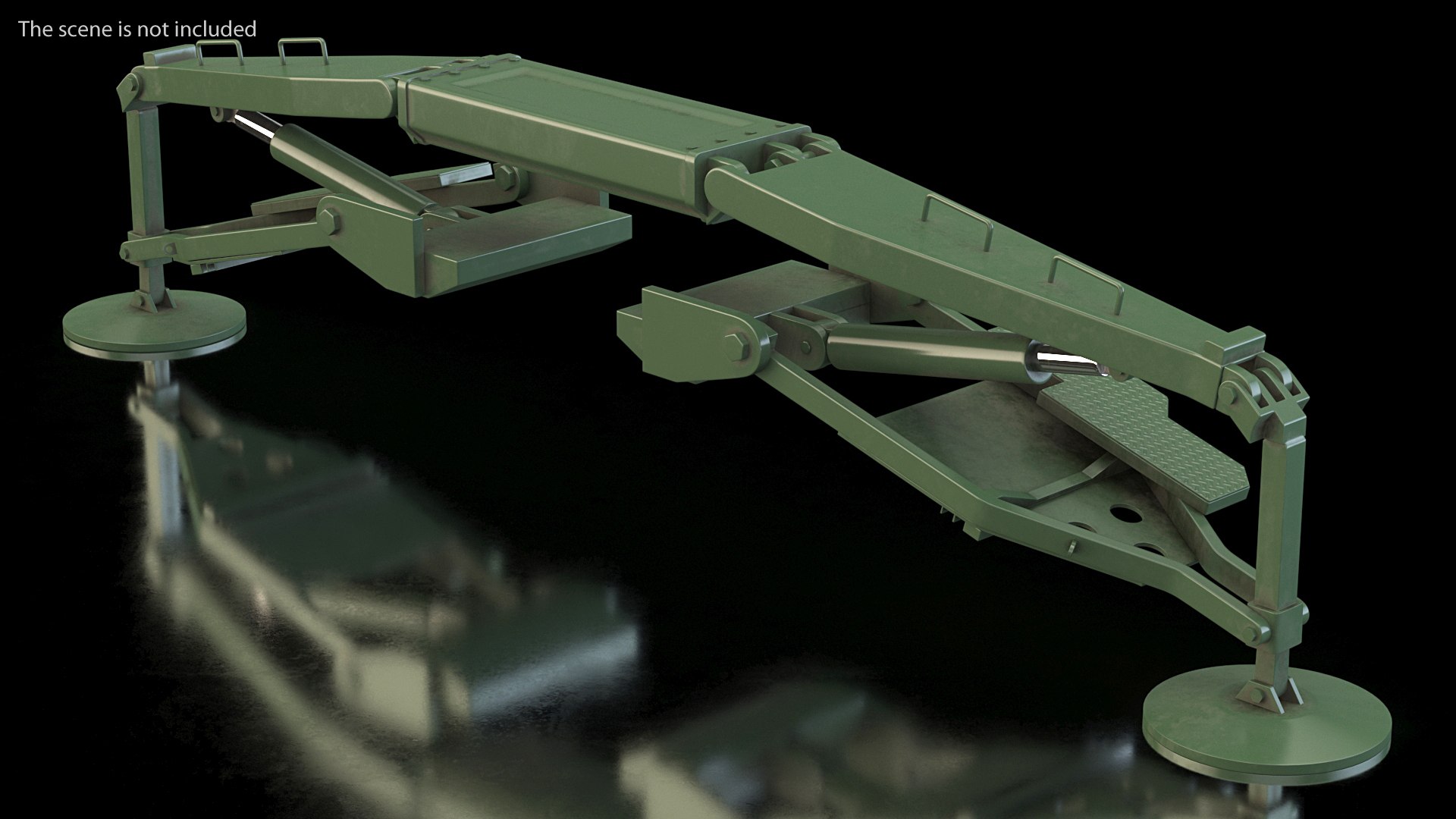 3D Model Heavy Duty Hydraulic Legs - TurboSquid 1611720