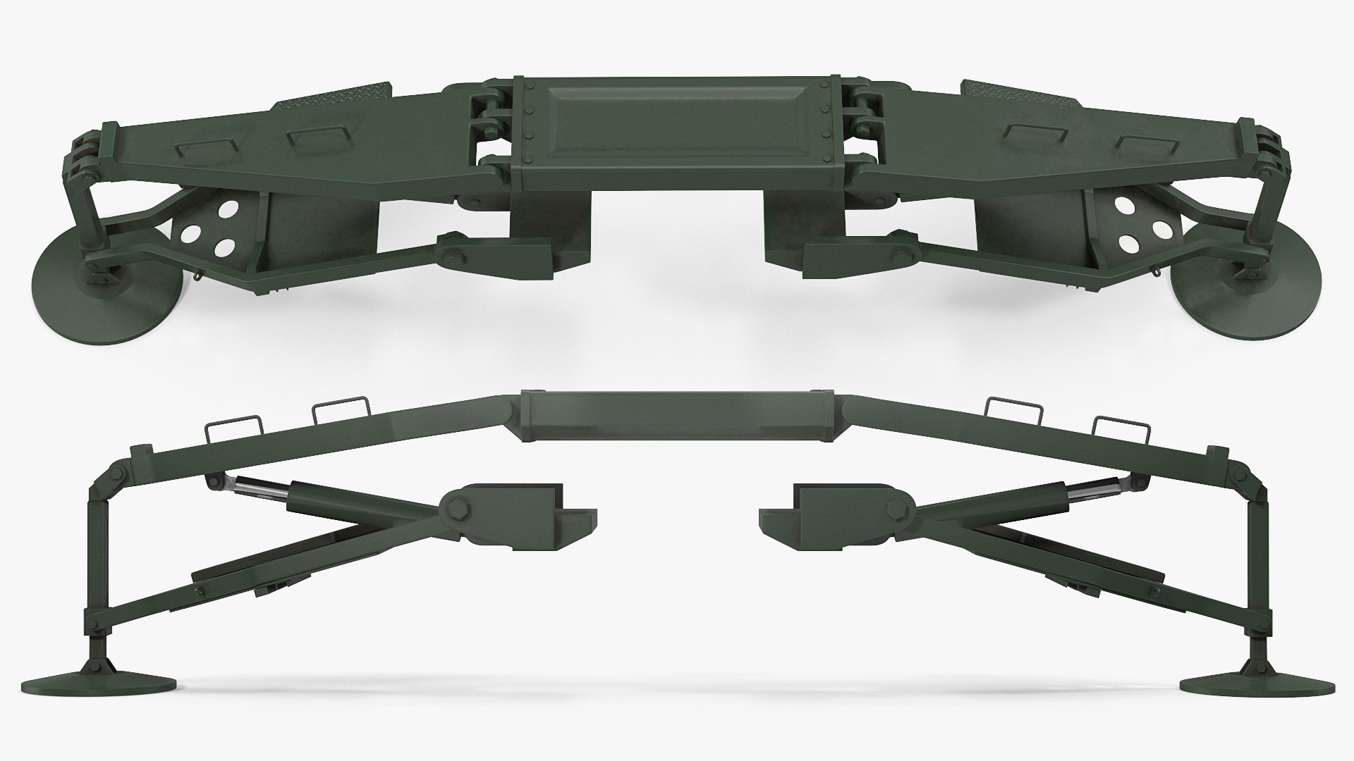 3D Model Heavy Duty Hydraulic Legs - TurboSquid 1611720