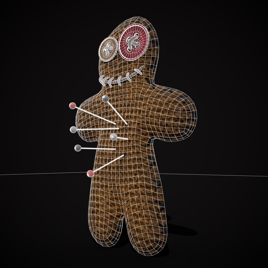 Simple Burlap Pin Effigy 3D Model - TurboSquid 1968030