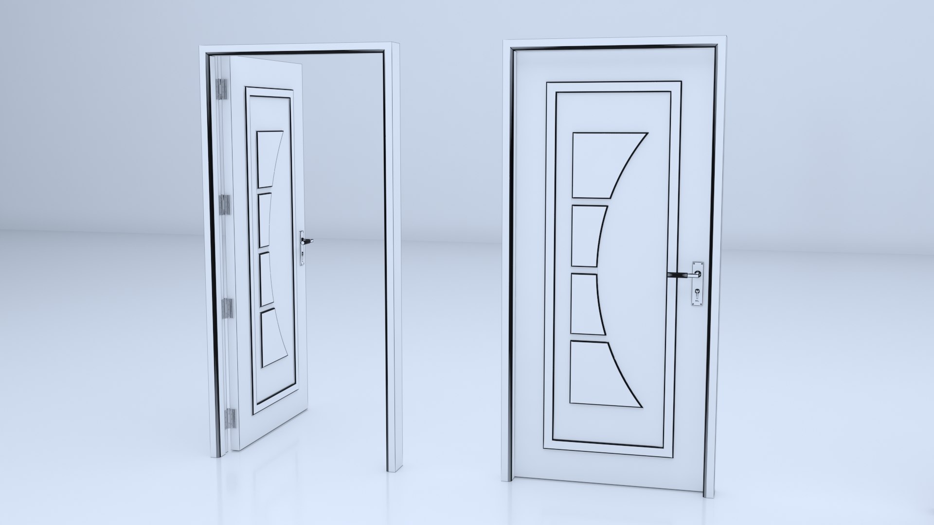 3D Door Design 63 Model - TurboSquid 2213901