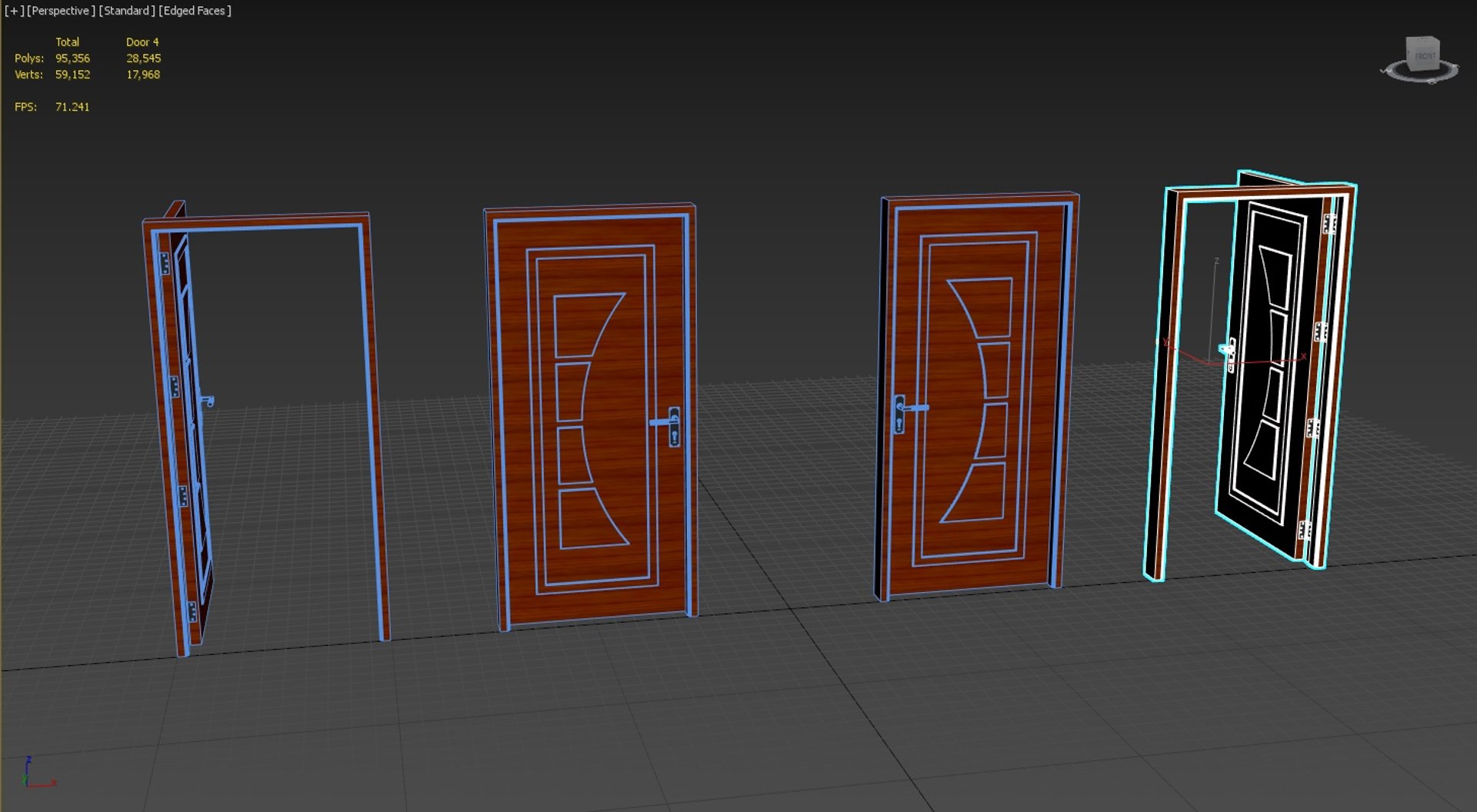 3D Door Design 63 Model - TurboSquid 2213901