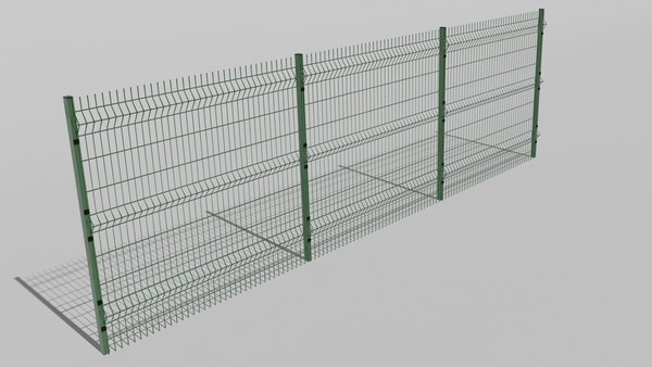 3D Fences Pack - 6 Piece model - TurboSquid 1781016