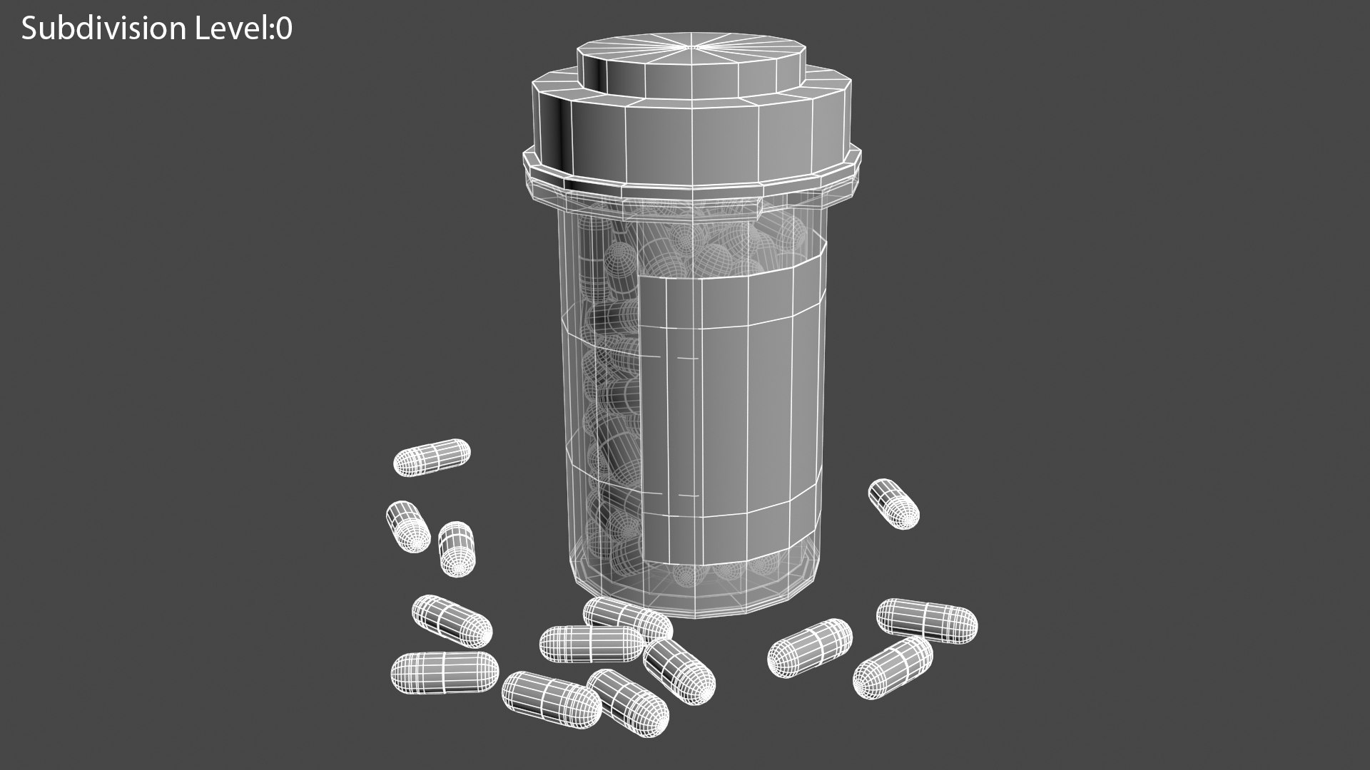 3D Medicine Pills Container - TurboSquid 1686298