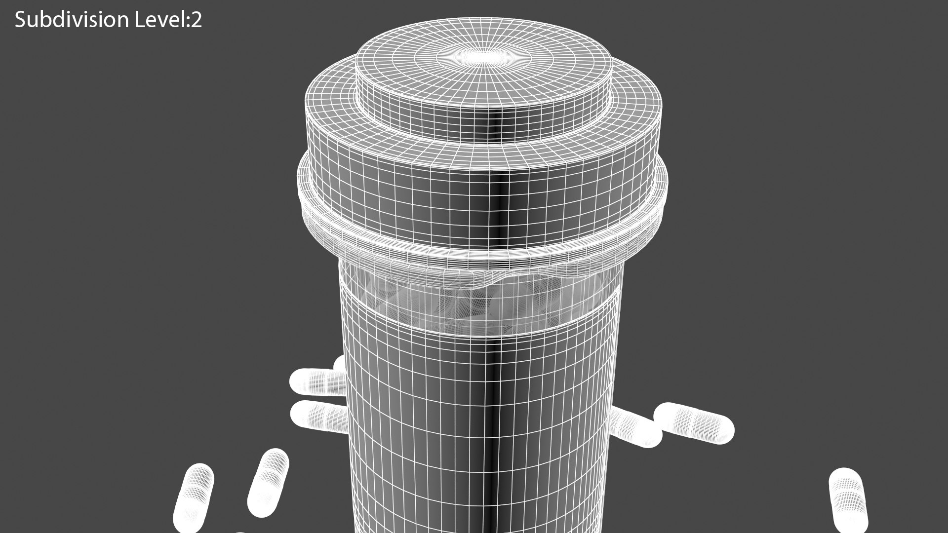 3D Medicine Pills Container - TurboSquid 1686298