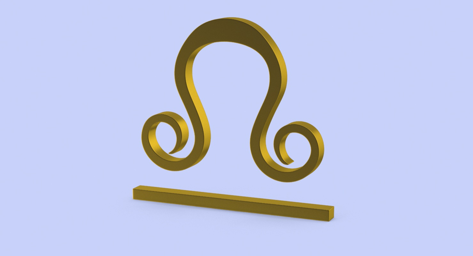 Astrological Signs Zodiac Libra 3d Max