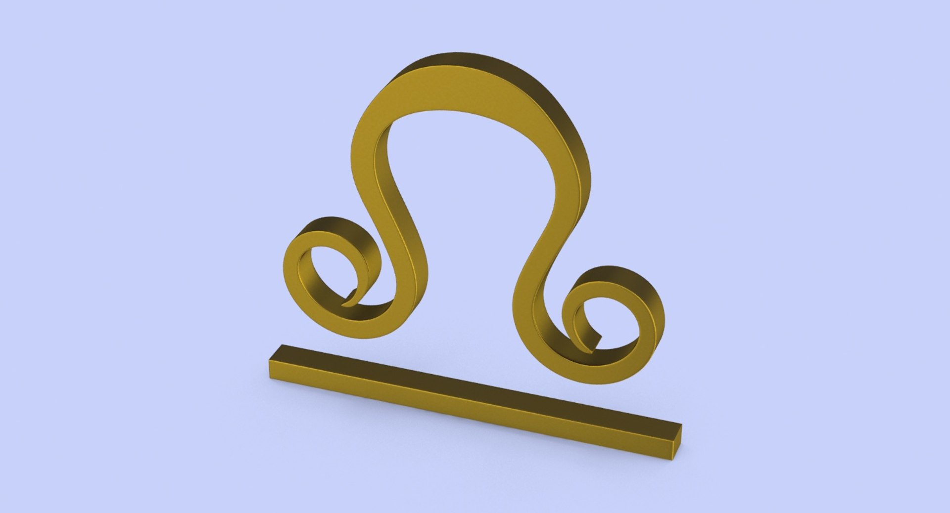 Astrological Signs Zodiac Libra 3d Max