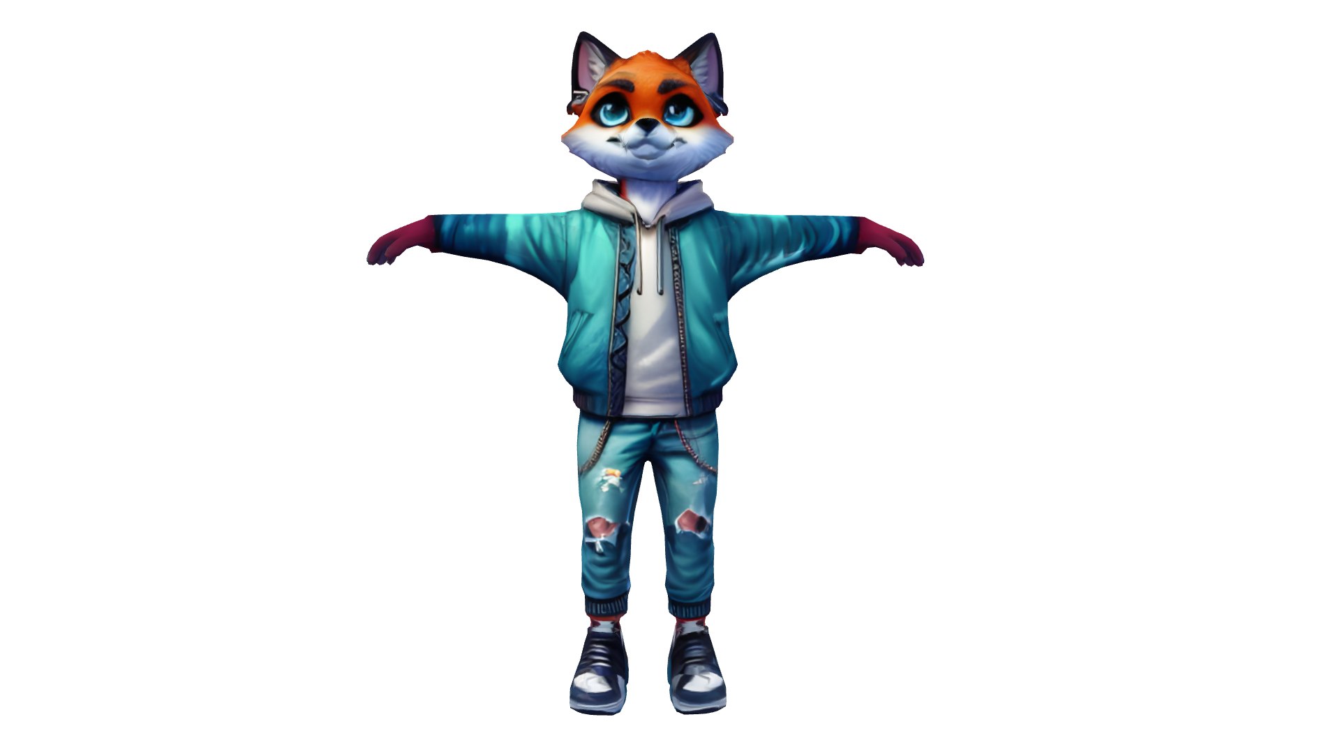 Zeke Foxwell The Adventurous Young Fox 3D Model - TurboSquid 2295128