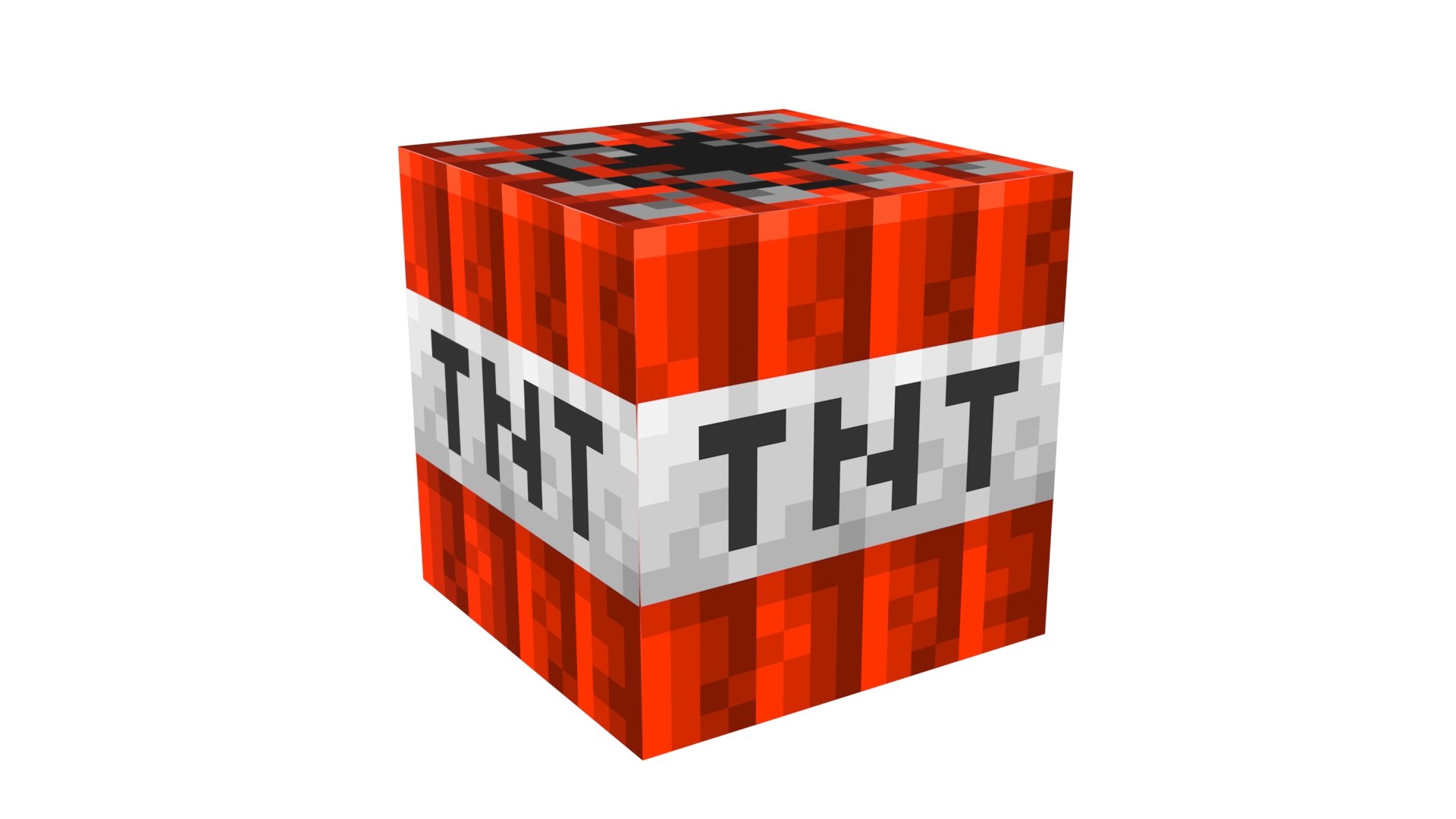3D Minecraft TNT Model - TurboSquid 2320084