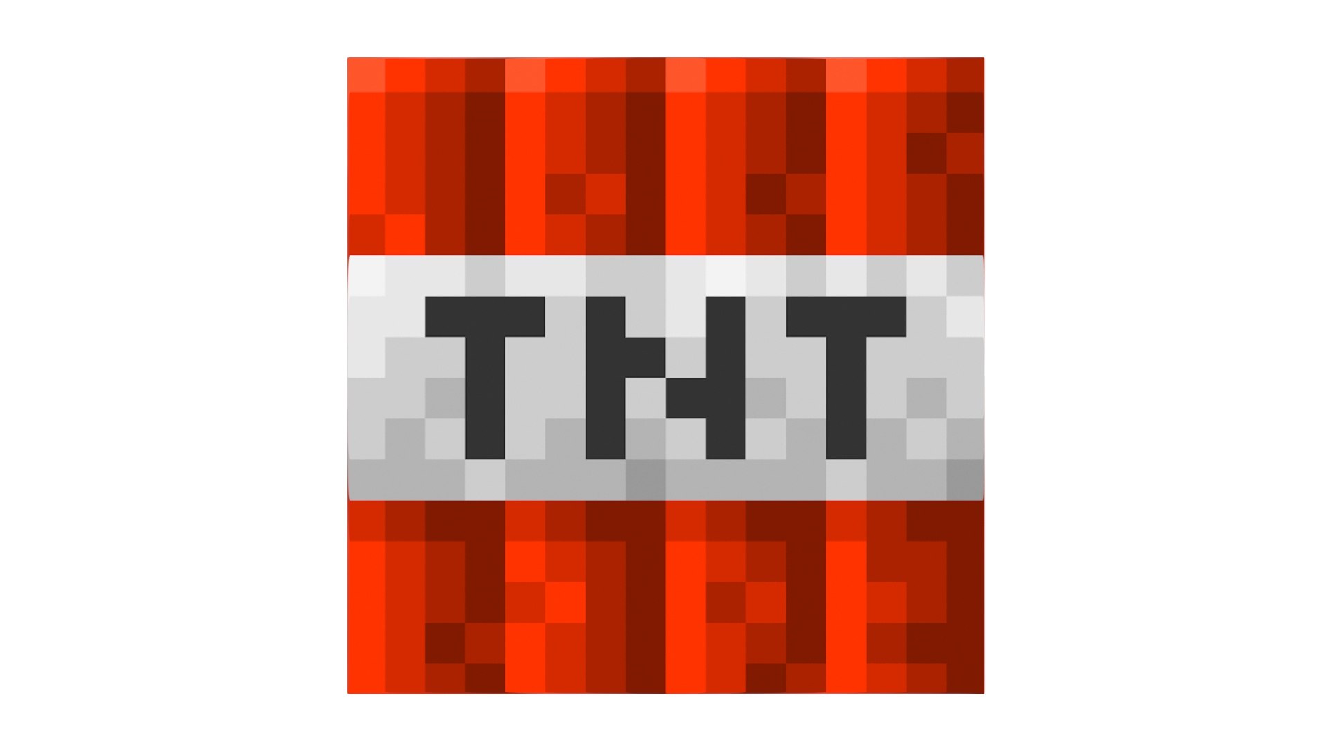 3D Minecraft TNT Model - TurboSquid 2320084