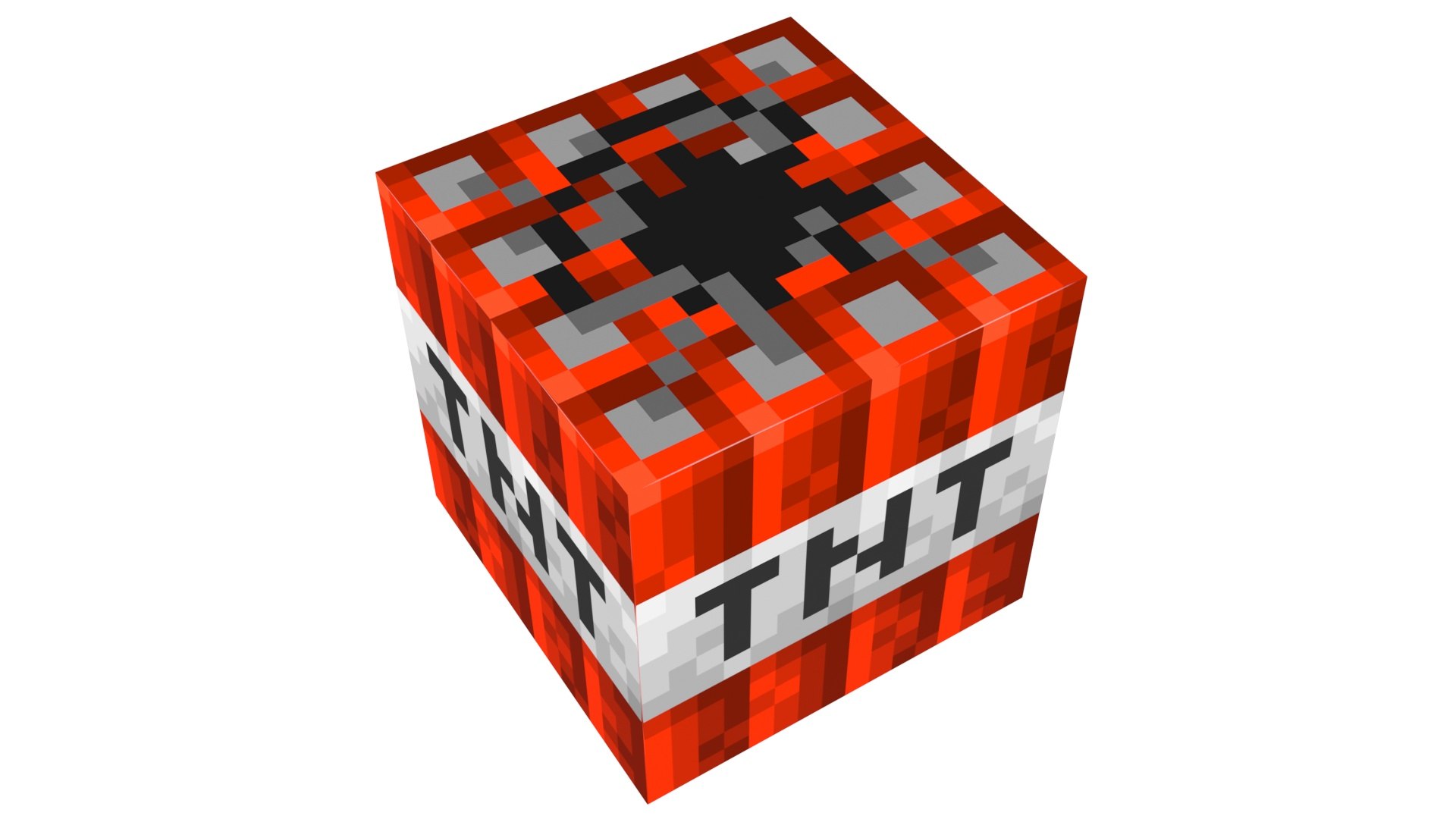 3D Minecraft TNT Model - TurboSquid 2320084