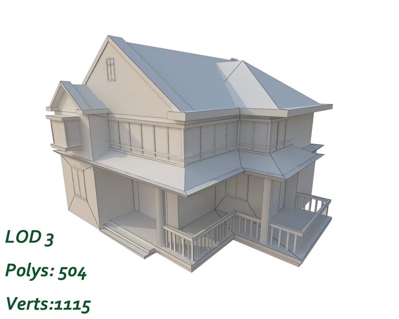 Lod Windows 3D Model - TurboSquid 1302859