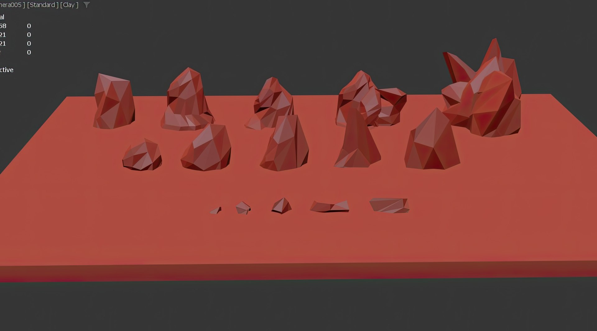 3D Model Low Poly Rock Pack 1-15 - TurboSquid 2165227