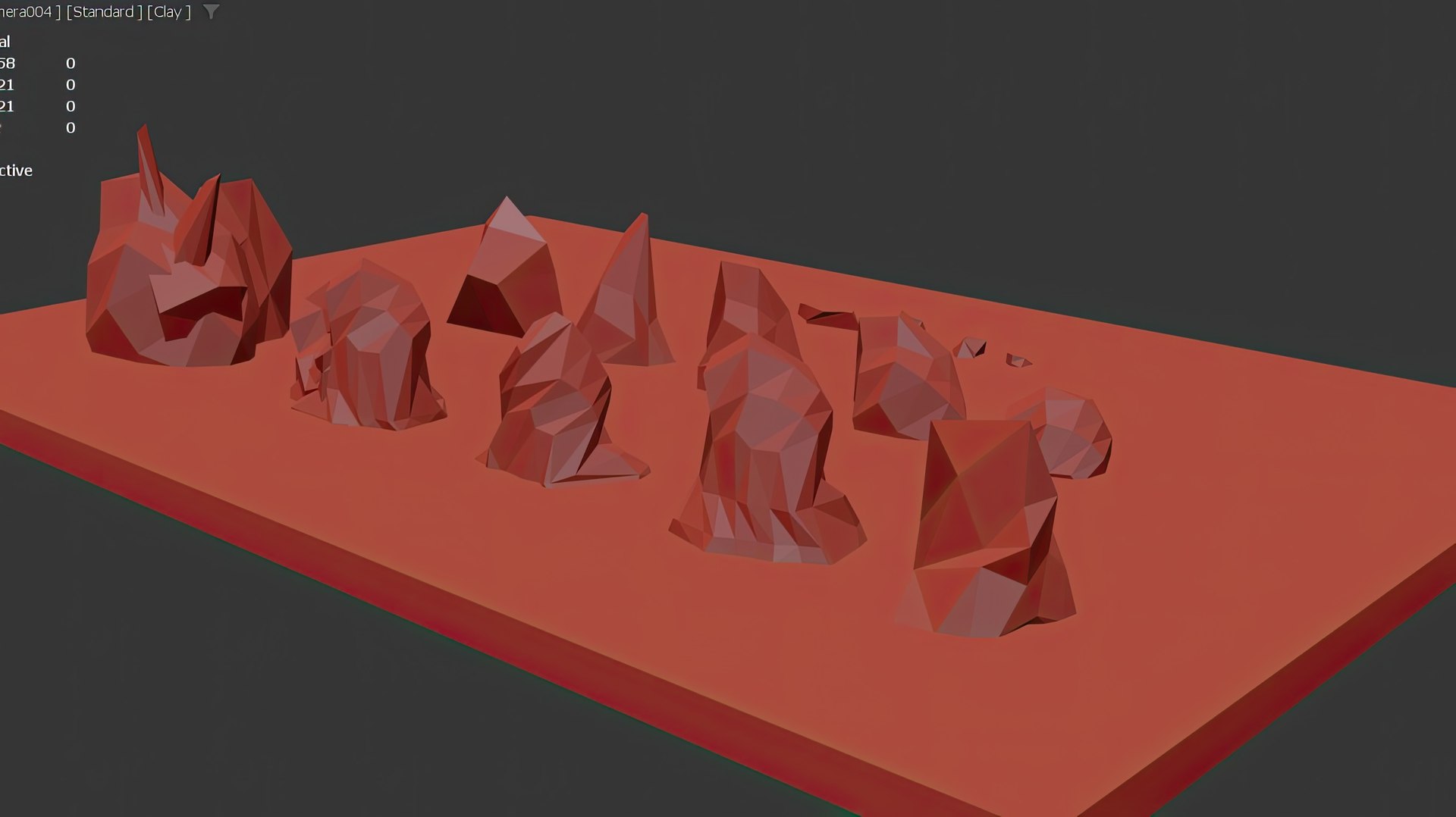 3D Model Low Poly Rock Pack 1-15 - TurboSquid 2165227