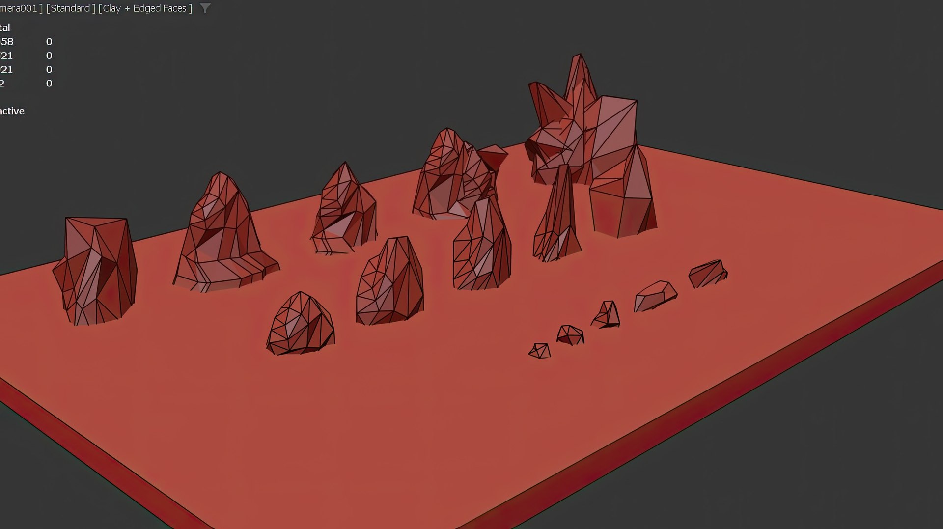 3D Model Low Poly Rock Pack 1-15 - TurboSquid 2165227
