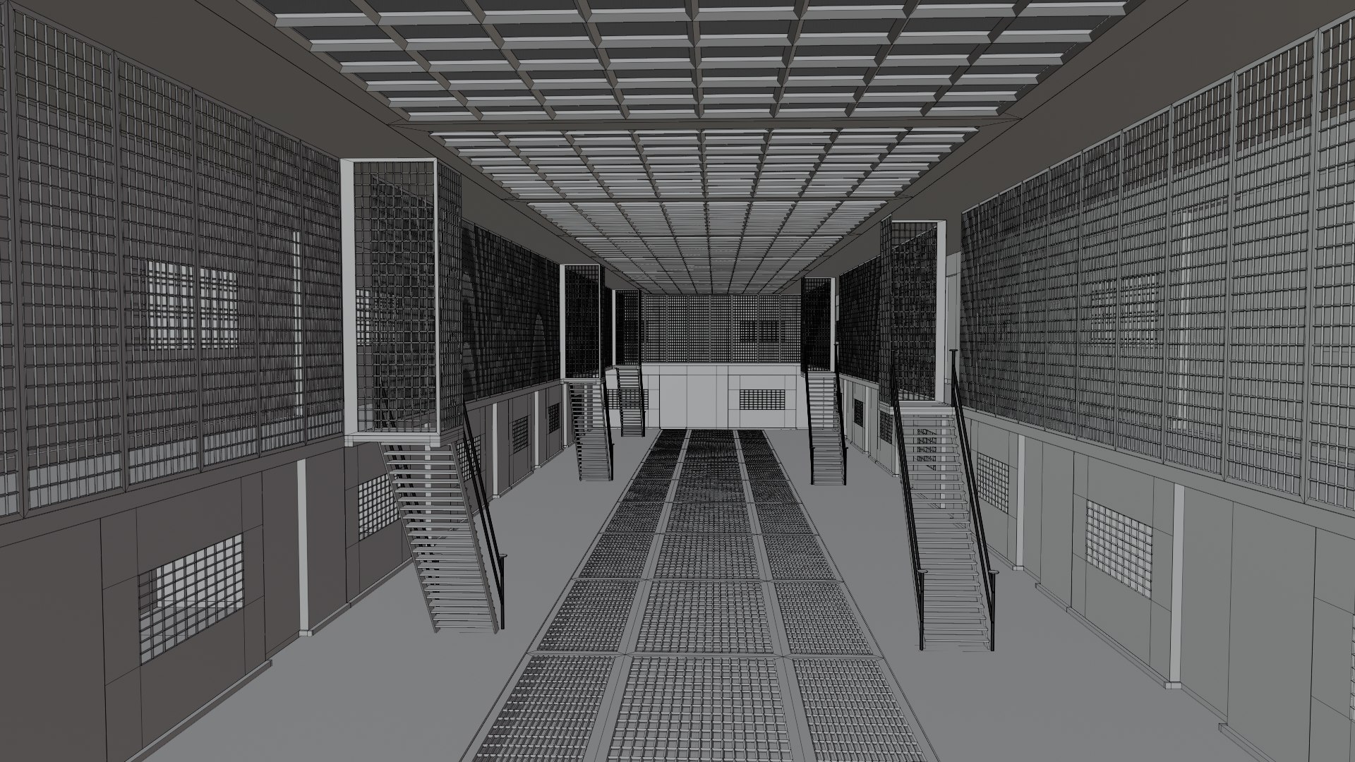 Prison Interior model - TurboSquid 2157353