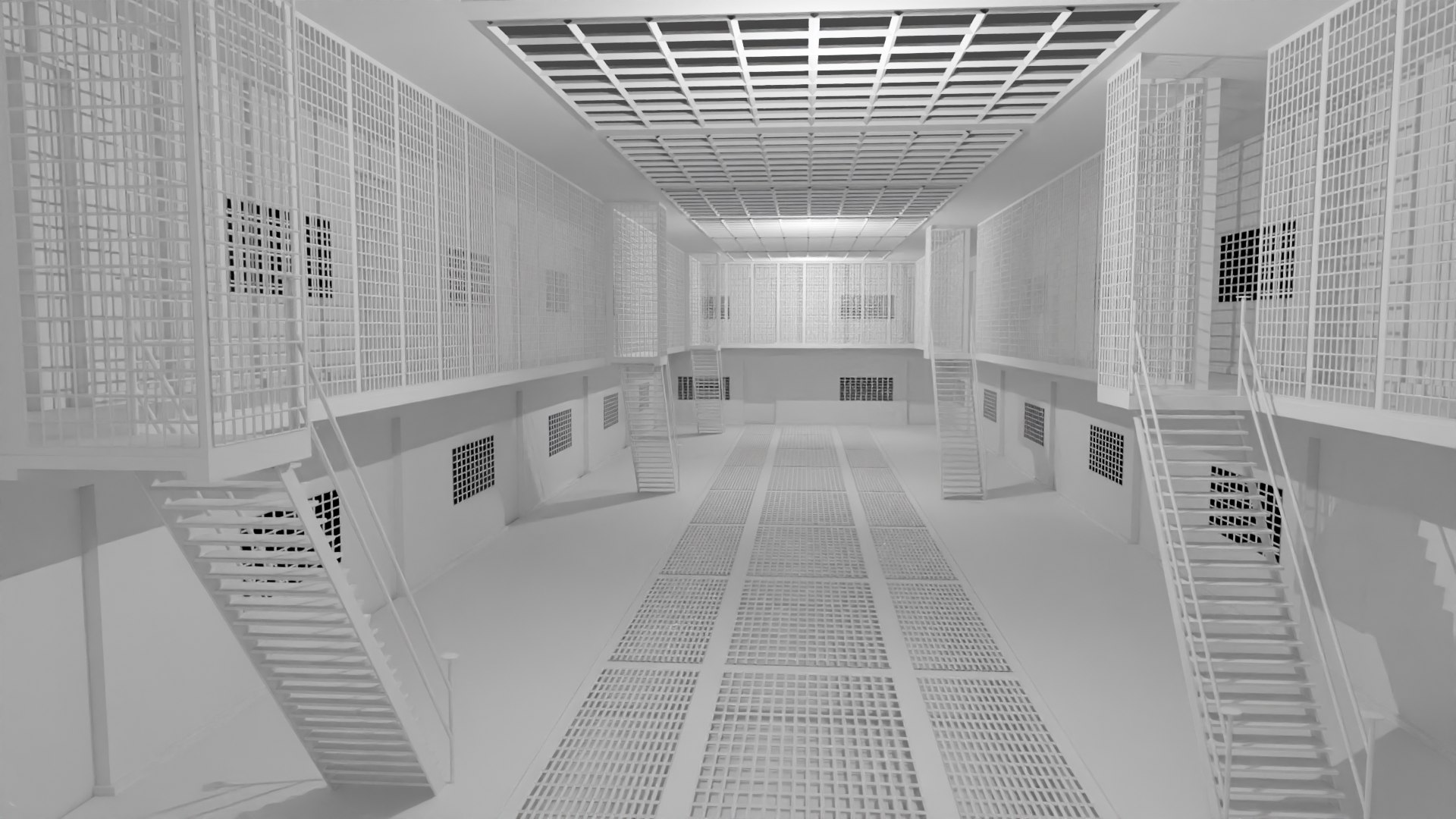 Prison Interior model - TurboSquid 2157353
