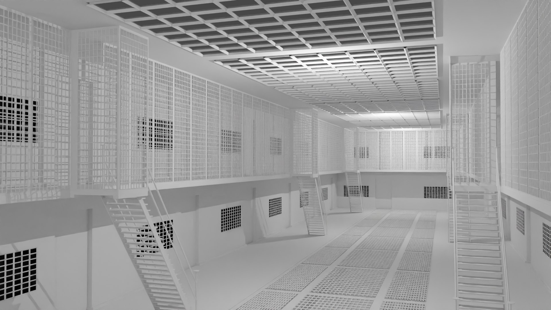 Prison Interior model - TurboSquid 2157353