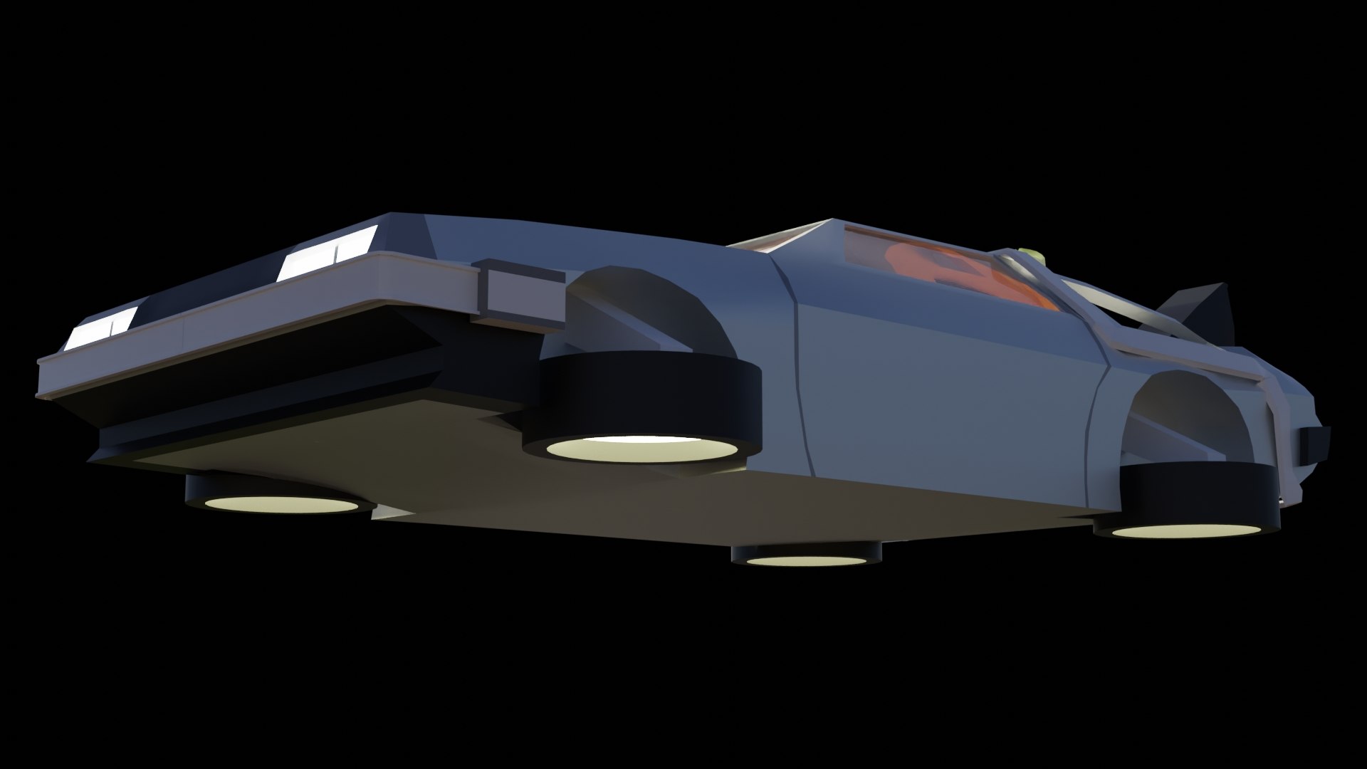 modèle 3D de Machine à remonter le temps LowPoly Deloren - TurboSquid ...