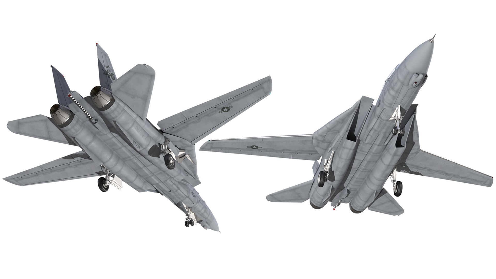 Grumman F-14 Tomcat Fighter Jet 3D Model - TurboSquid 2403106