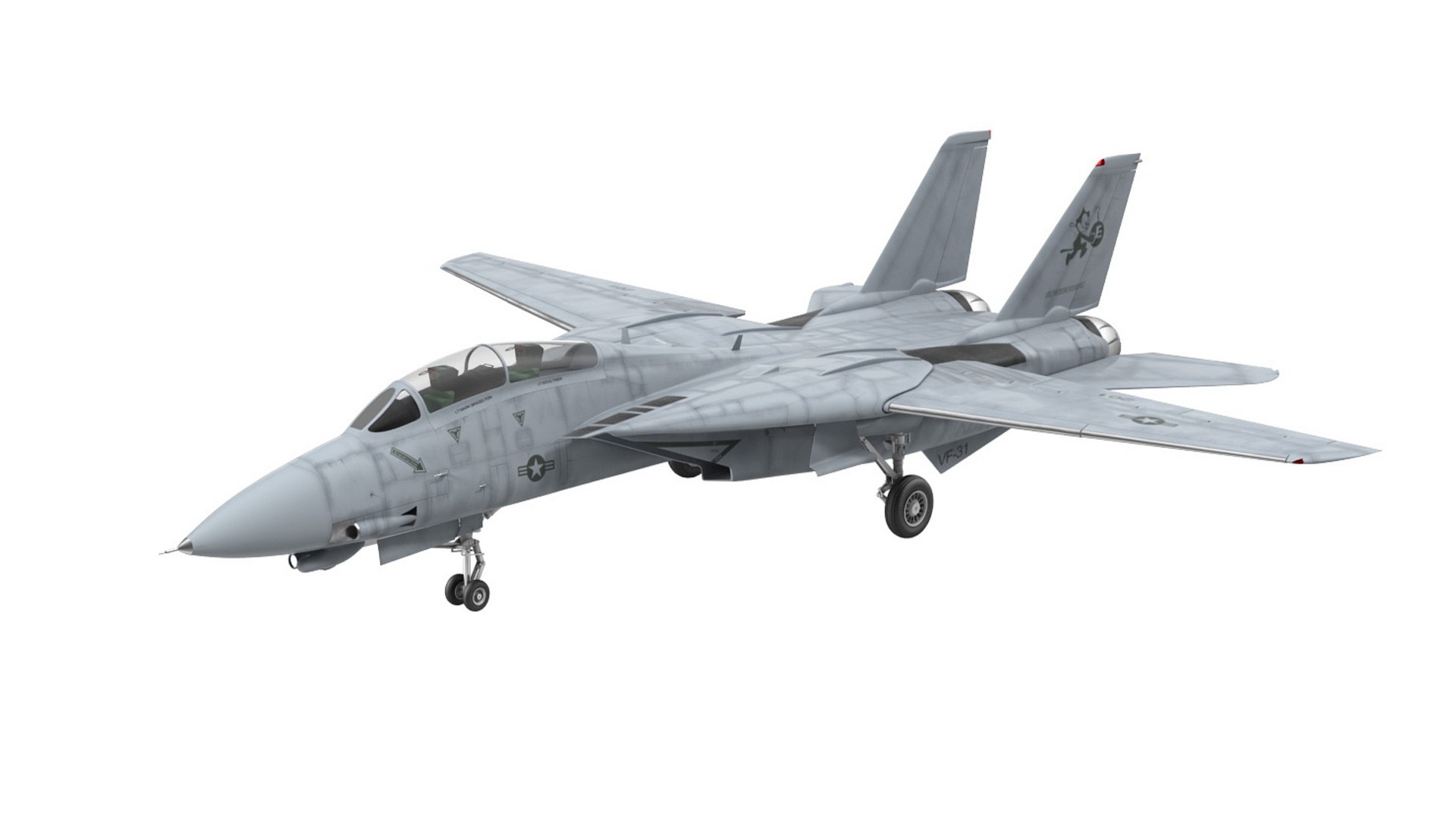 Grumman F-14 Tomcat Fighter Jet 3D Model - TurboSquid 2403106