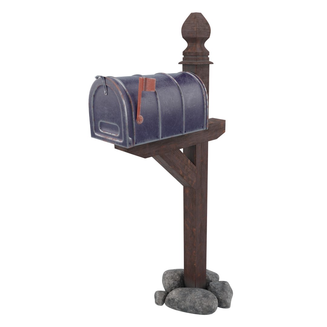 3D mailbox box - TurboSquid 1245346