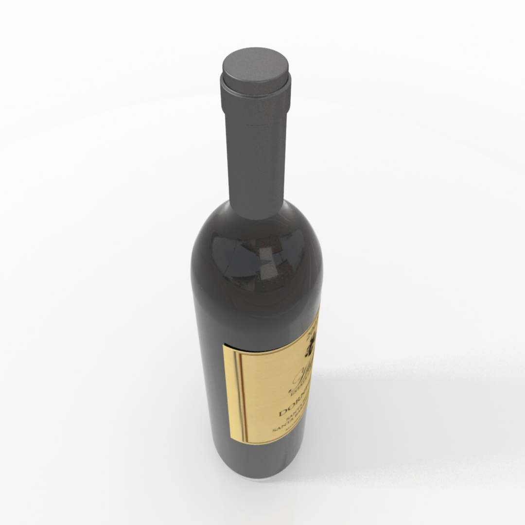 wine bottle 3ds