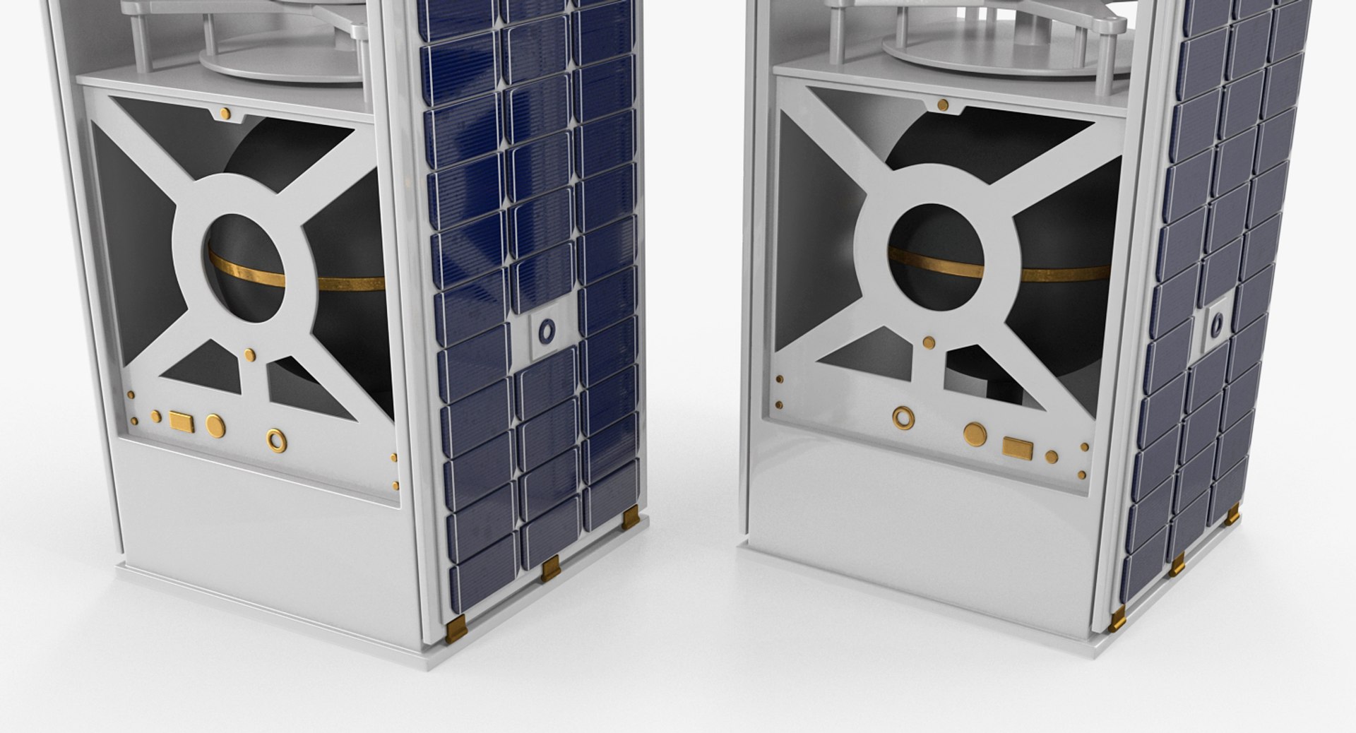 Satellite Collapsed Panels Model - TurboSquid 1259872