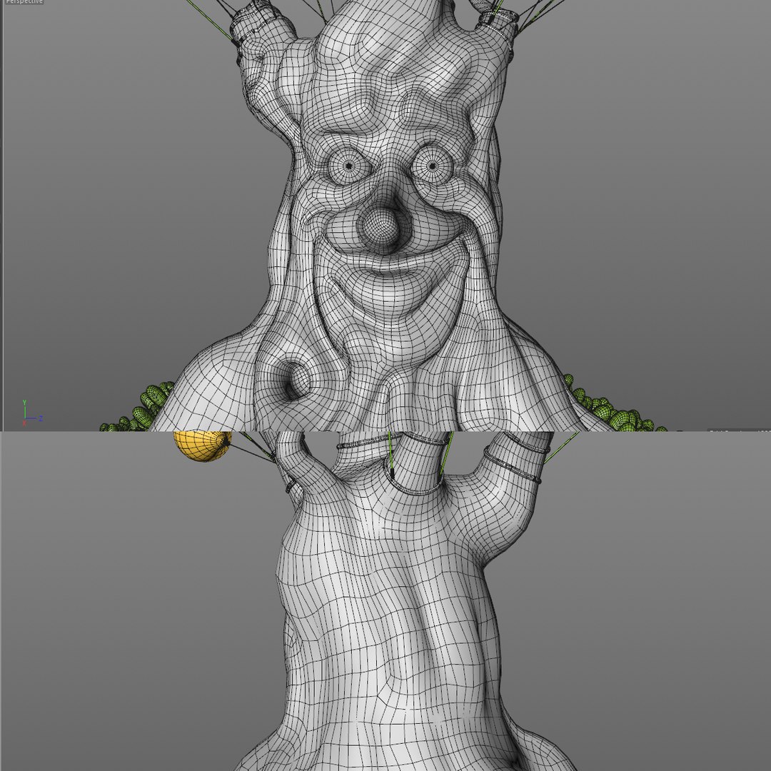 Tree Face 3D Model - TurboSquid 1429402