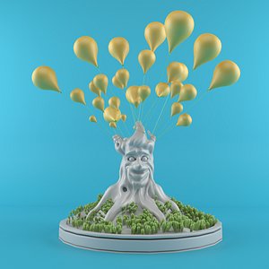 Cartoon Tree Cinema 4D Models for Download | TurboSquid