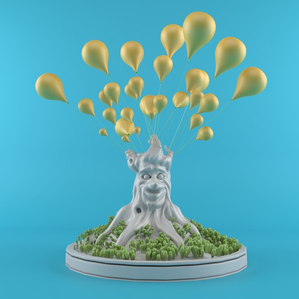 Tree face 3D model - TurboSquid 1429402