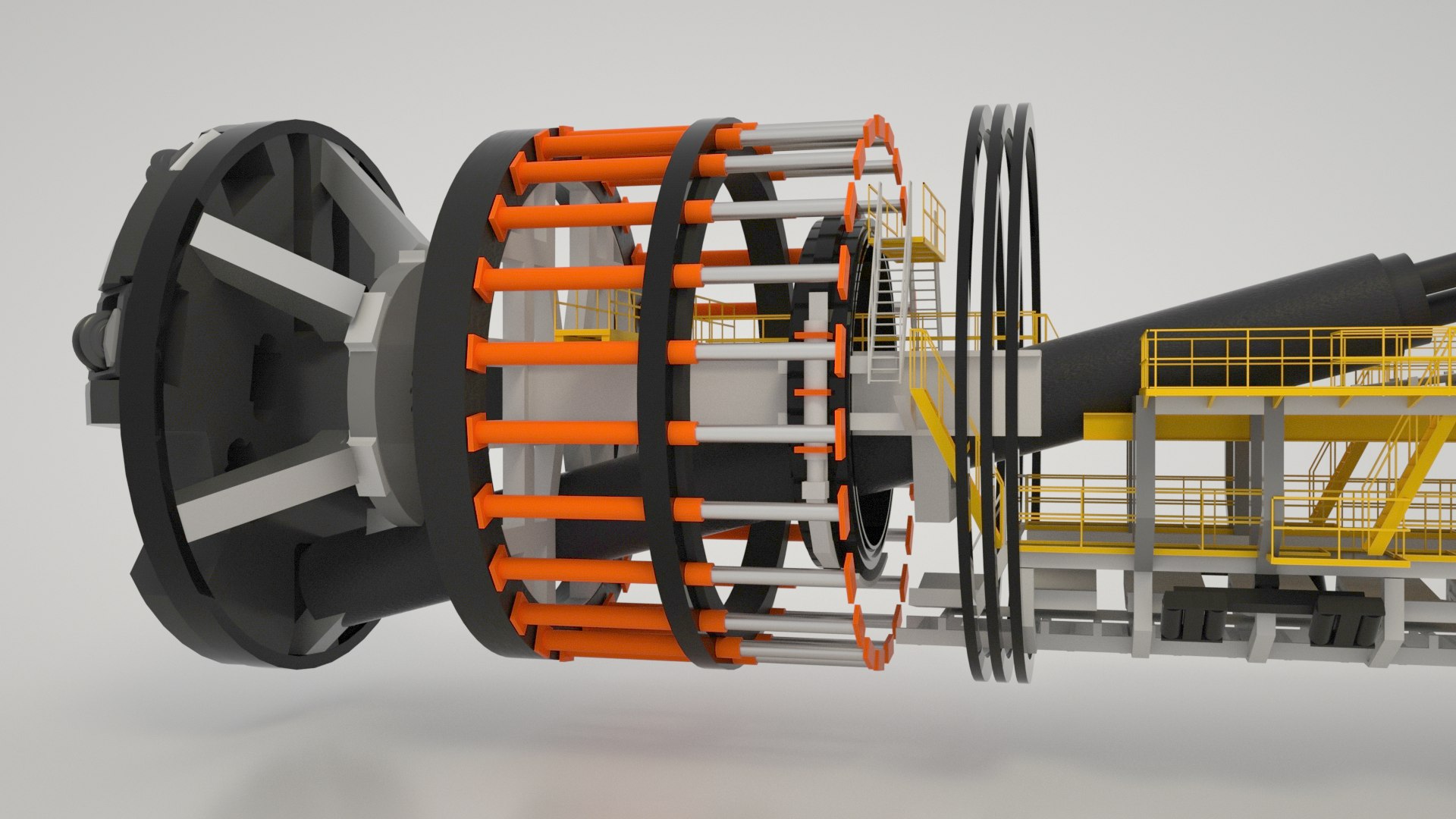 3D Tunnel Boring Machine 3D Model - TurboSquid 2140074