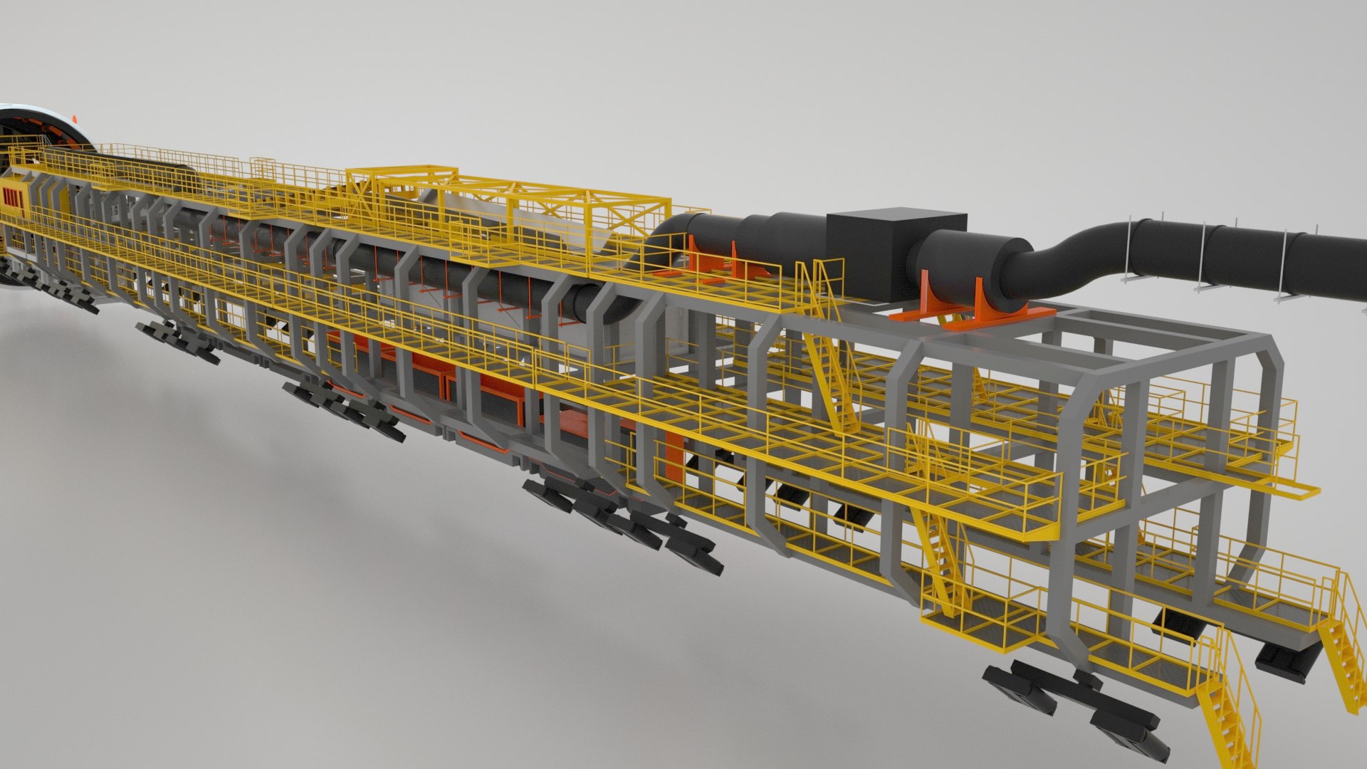 3D Tunnel Boring Machine 3D Model - TurboSquid 2140074