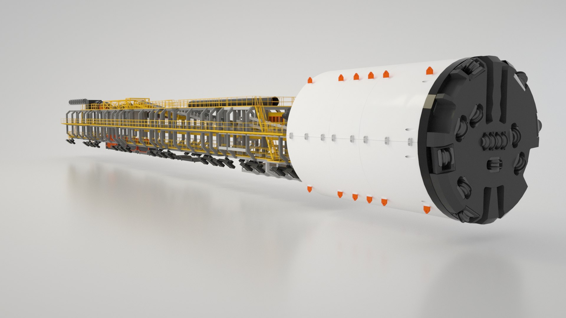 3D Tunnel Boring Machine 3D Model - TurboSquid 2140074