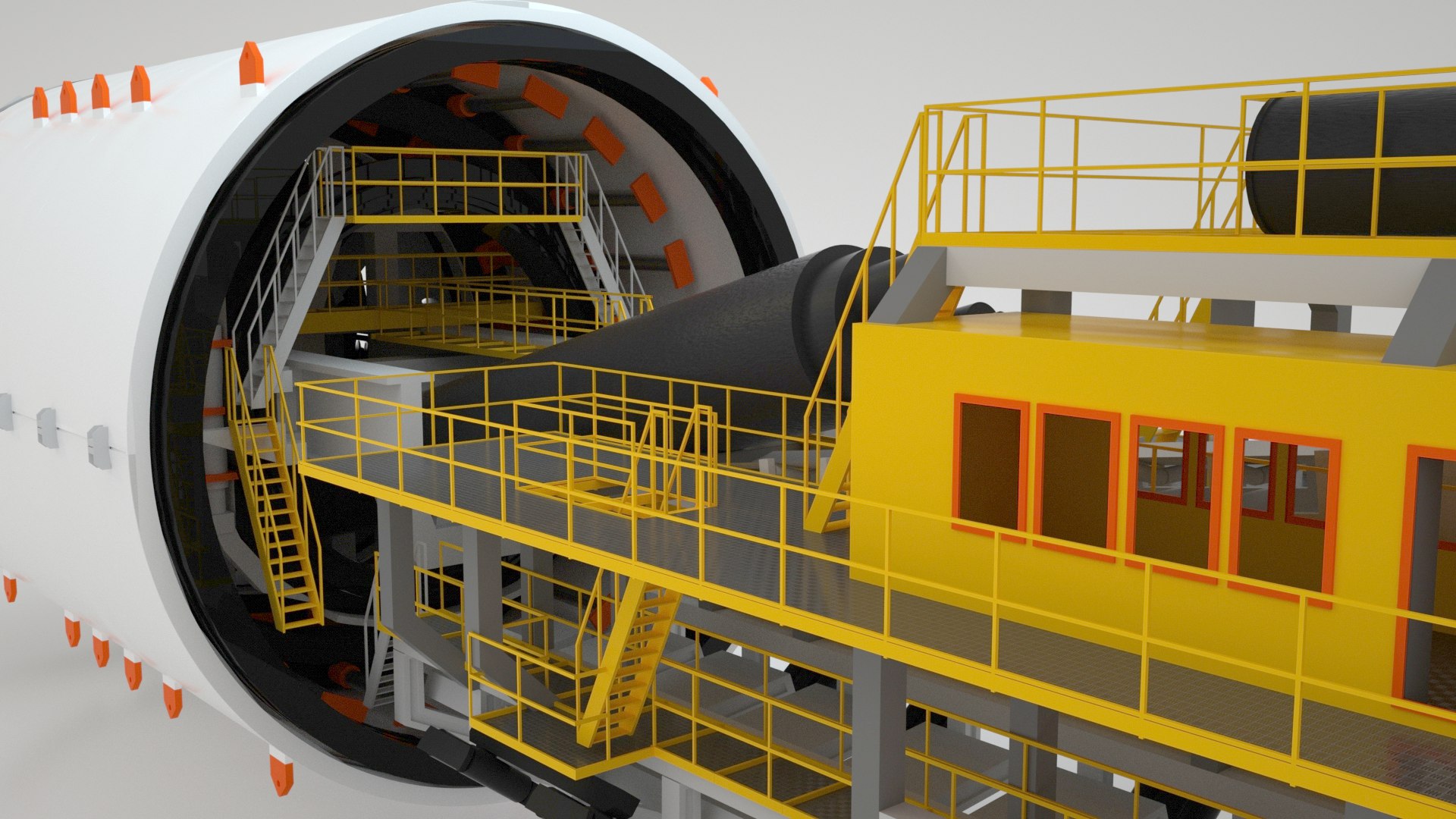 3D Tunnel Boring Machine 3D Model - TurboSquid 2140074