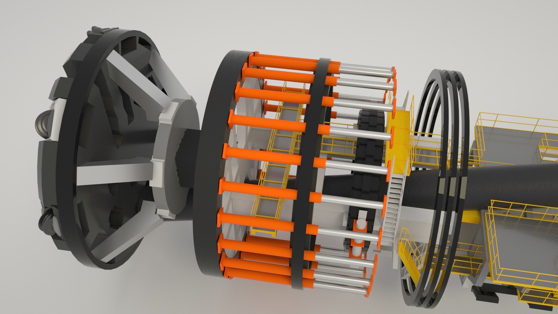 3D Tunnel Boring Machine 3D Model - TurboSquid 2140074