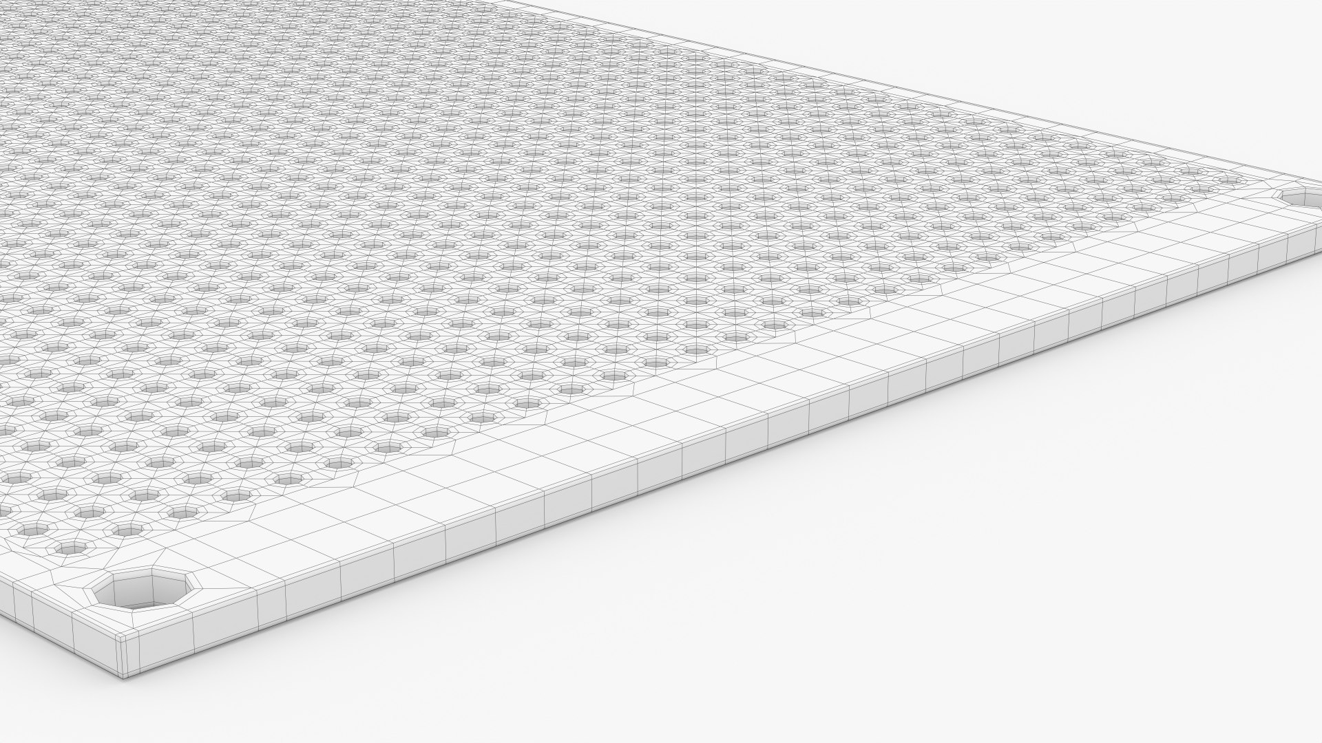 3D Model Electronics Perfboard 120x80mm - TurboSquid 2156038