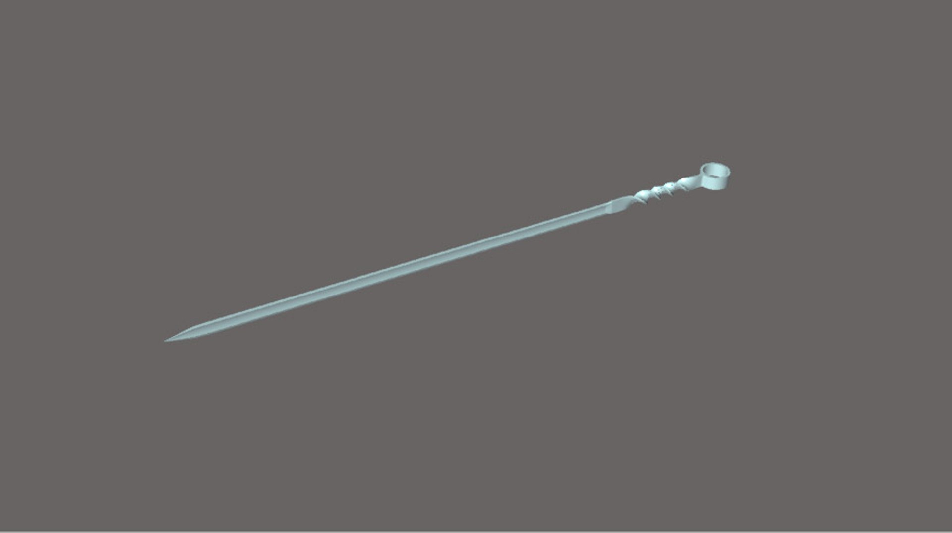 3d Model Barbecue Skewer