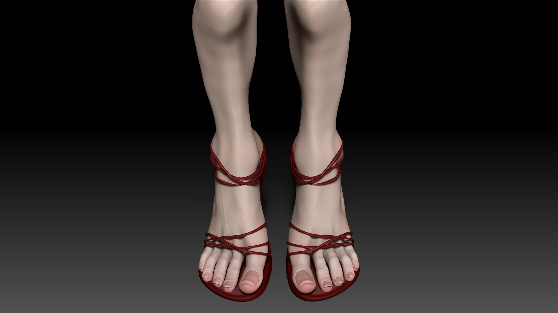 Female Pro Feet Heeled Shoes Sculpt Project 3D model - TurboSquid 2052491
