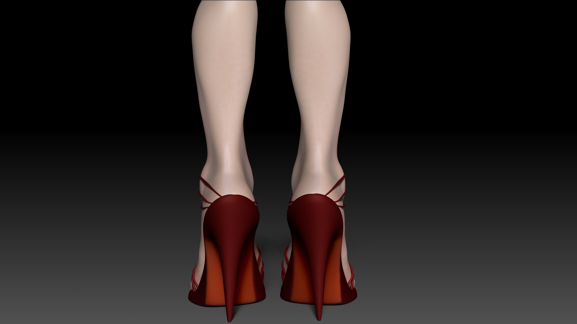Female Pro Feet Heeled Shoes Sculpt Project 3D model - TurboSquid 2052491