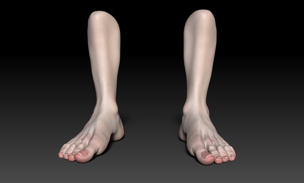 modelo 3d Female Pro Feet Heeled Shoes Sculpt Project - TurboSquid 2052491