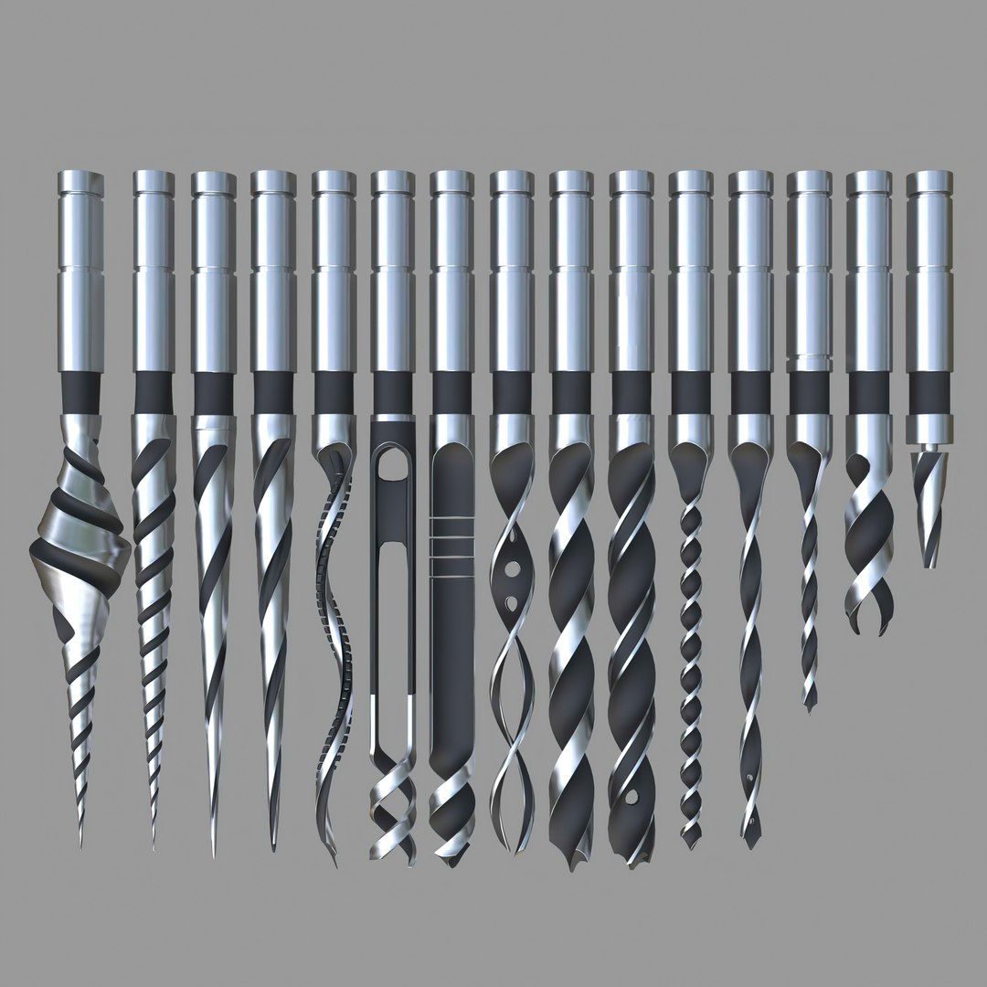 3D Model Drill Bit - TurboSquid 2159914