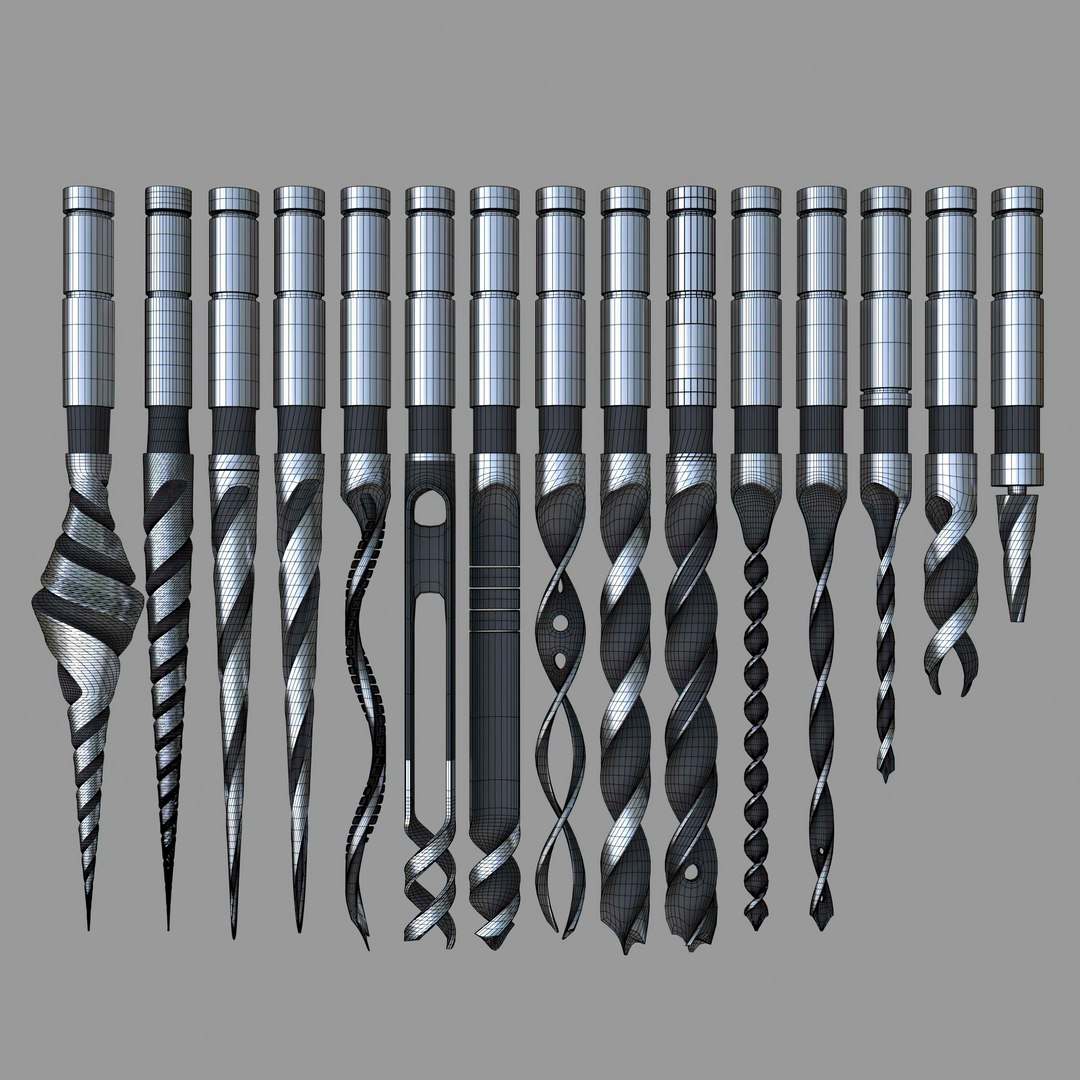 3D Model Drill Bit - TurboSquid 2159914