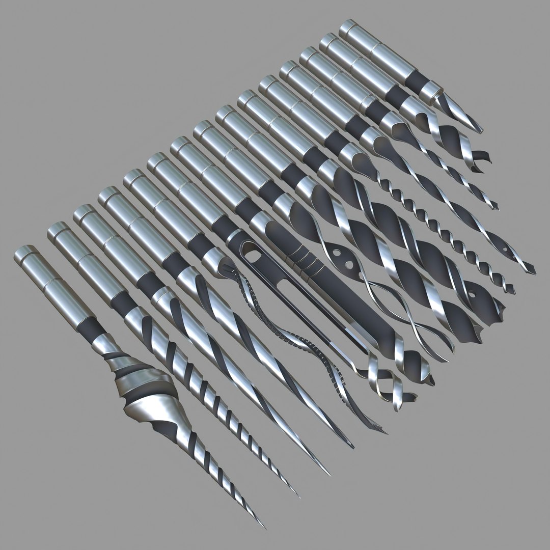 3D Model Drill Bit - TurboSquid 2159914