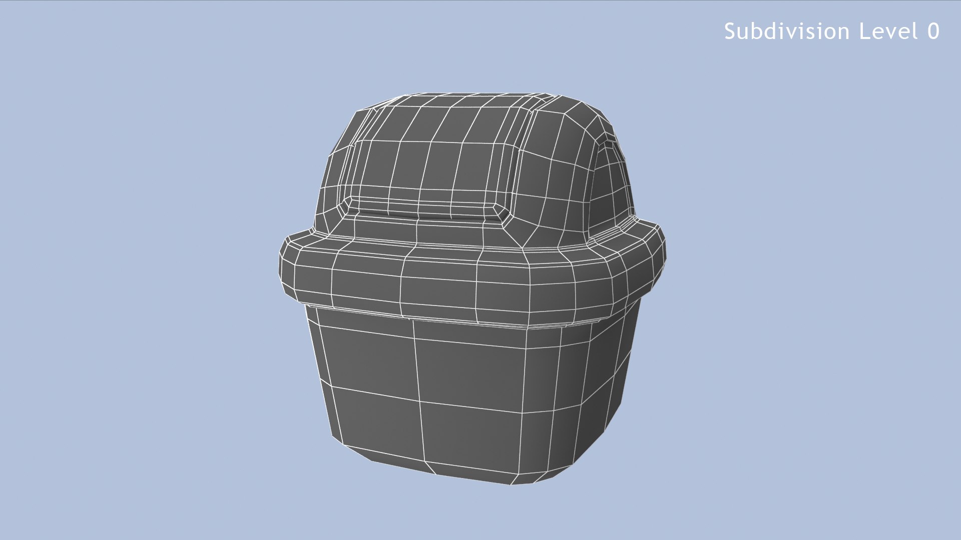 3D Garbage Bin Cartoon Style Model - TurboSquid 2101239