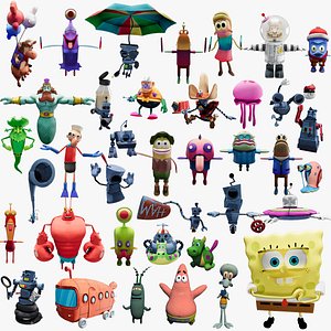 Spongebob Squarepants 3D Models for Download | TurboSquid
