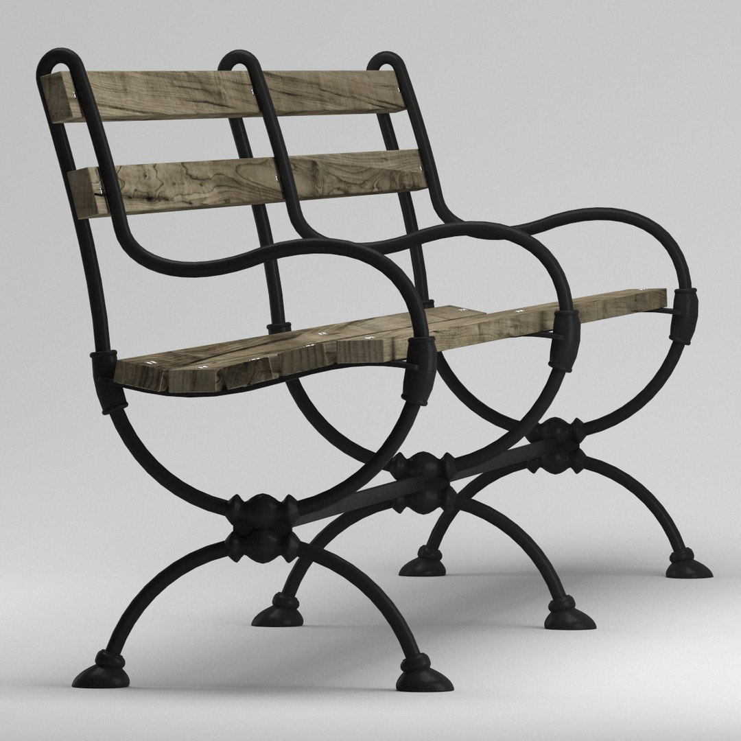 Bench 18 3D model - TurboSquid 1496906