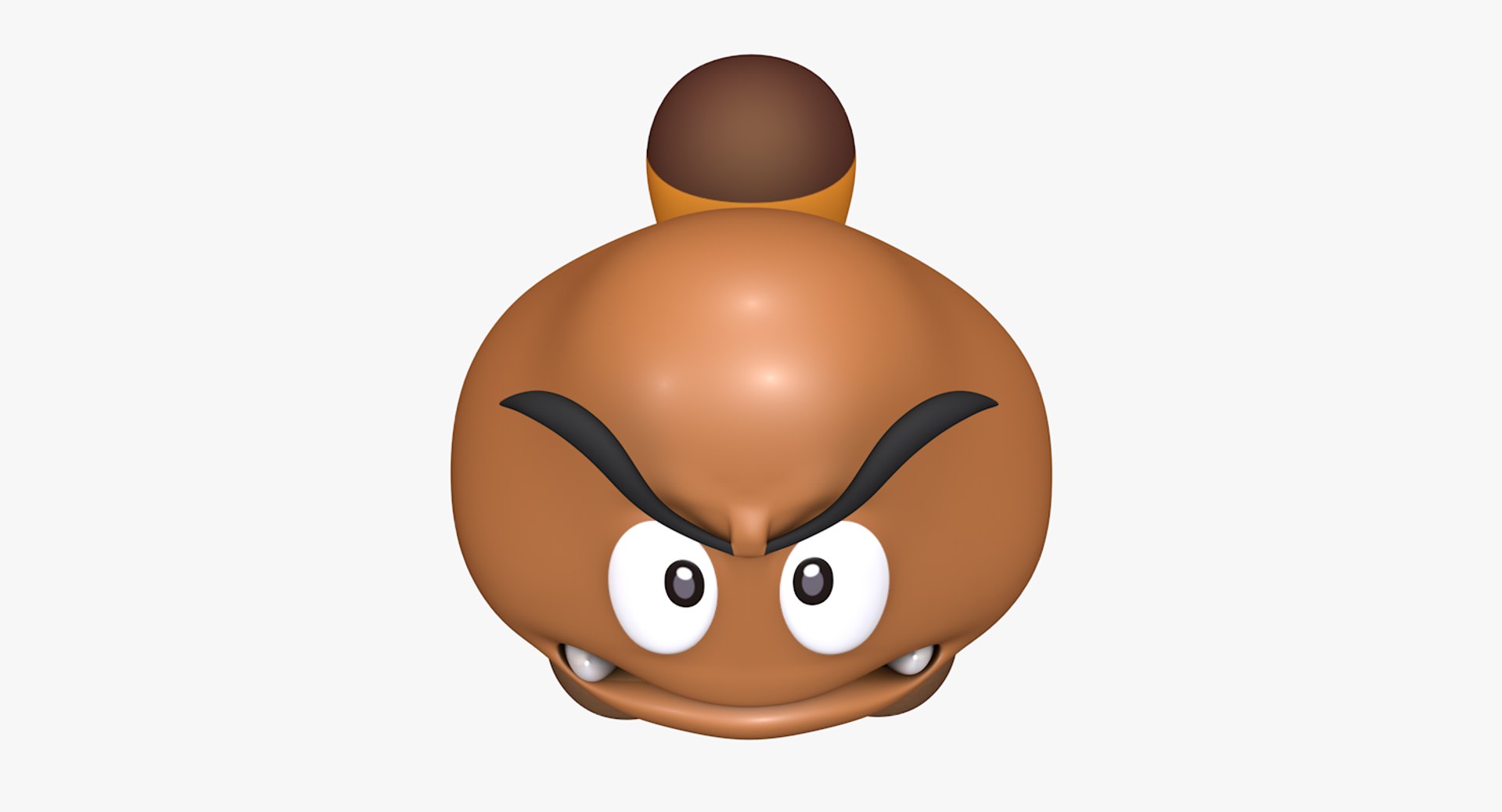 Tail Goomba Super Mario 3D Model - TurboSquid 1366524