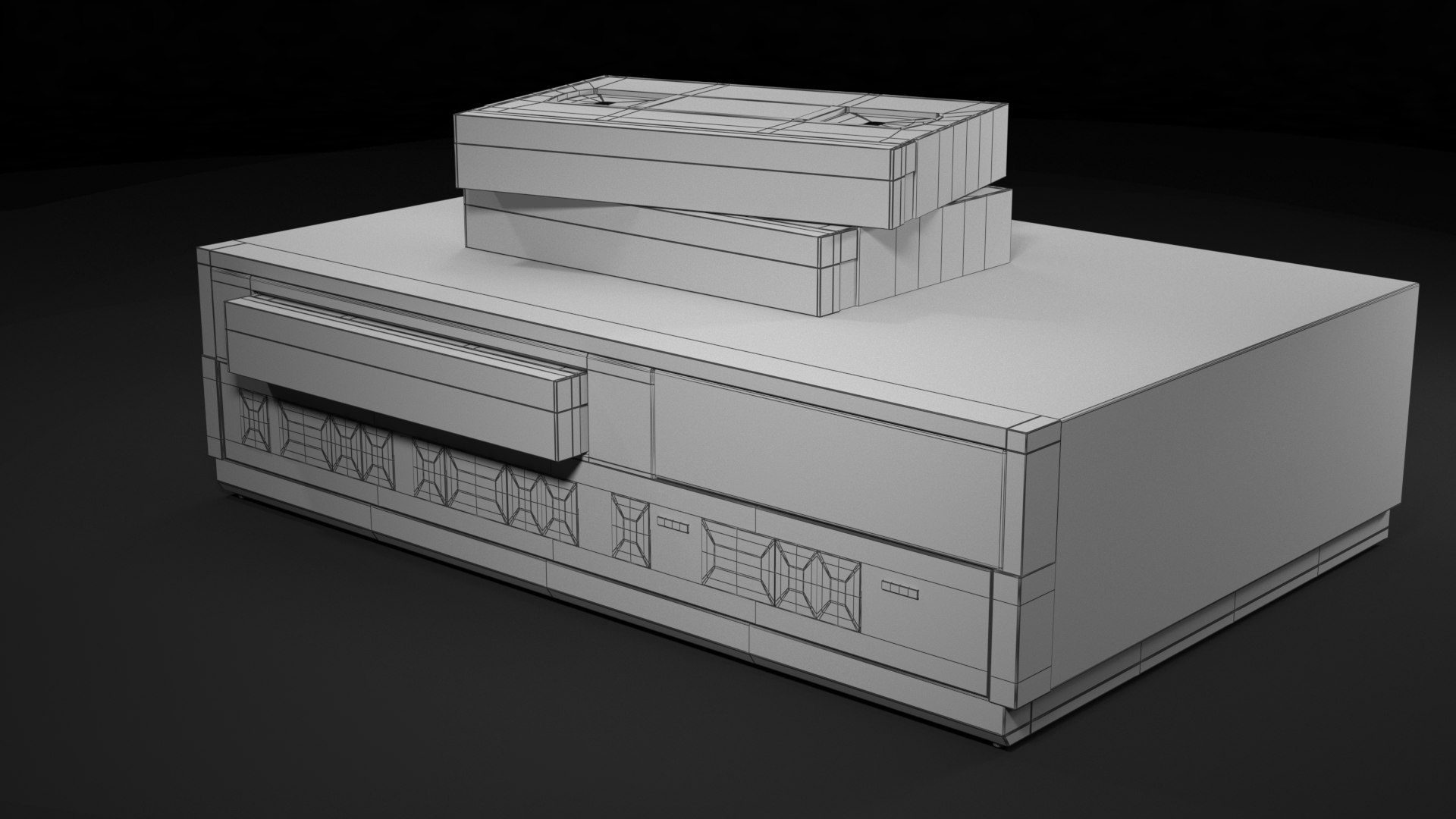 VCR Player And VHS Cassette 3D Model - TurboSquid 1861045