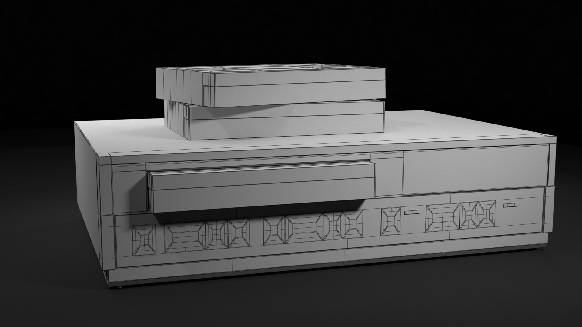 VCR Player And VHS Cassette 3D Model - TurboSquid 1861045