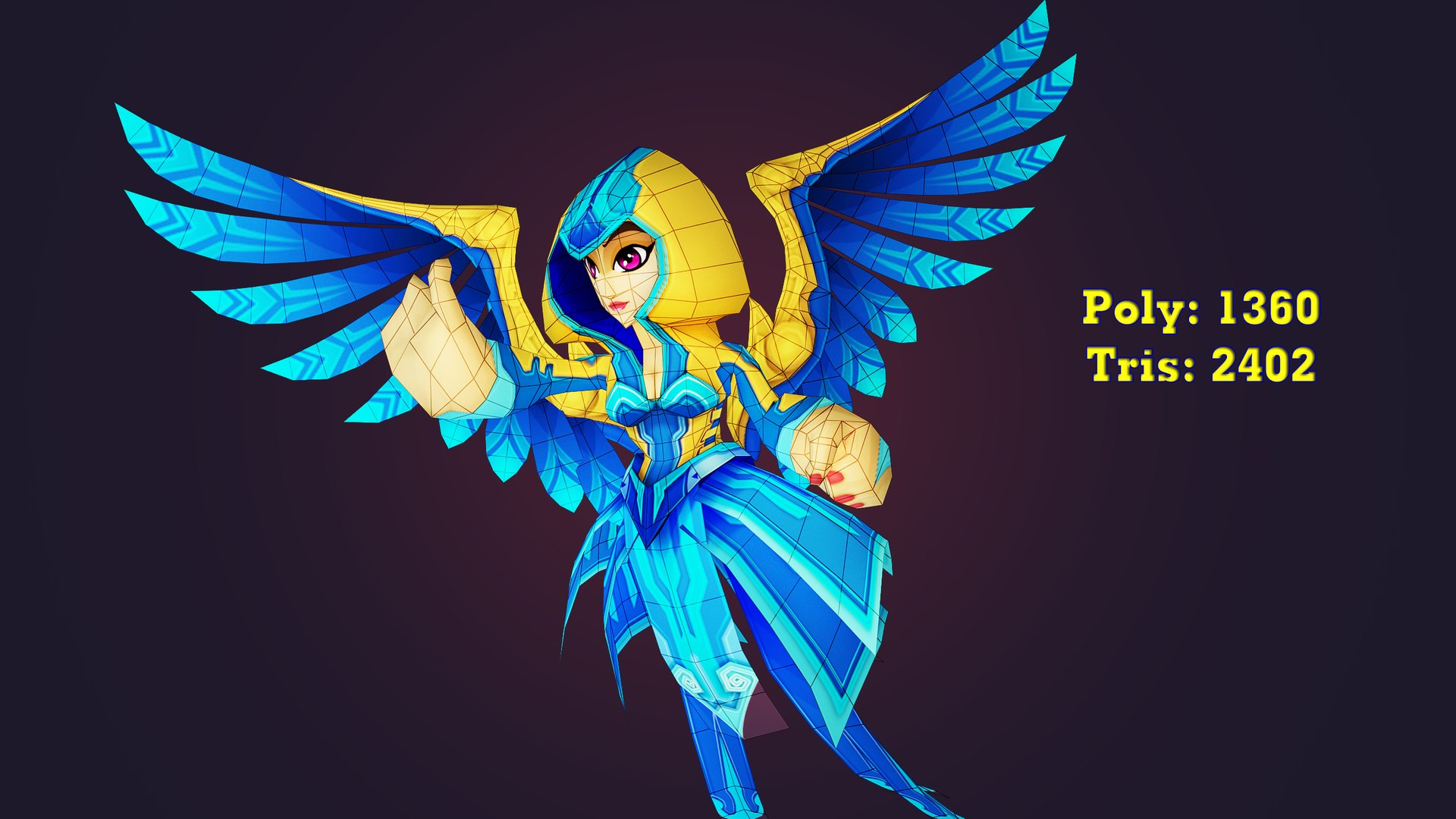 3d Model Cartoon Mage